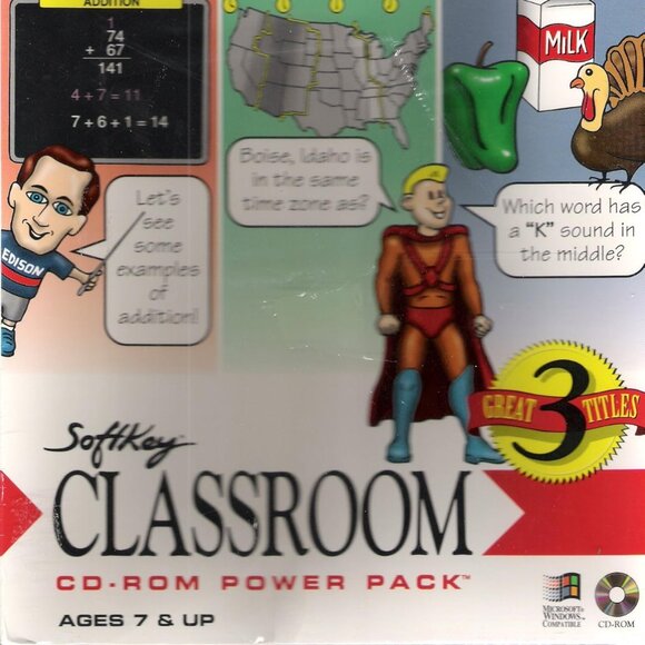 softkey | Video Games & Consoles | Softkey Classroom Cdrom Power Pack ...